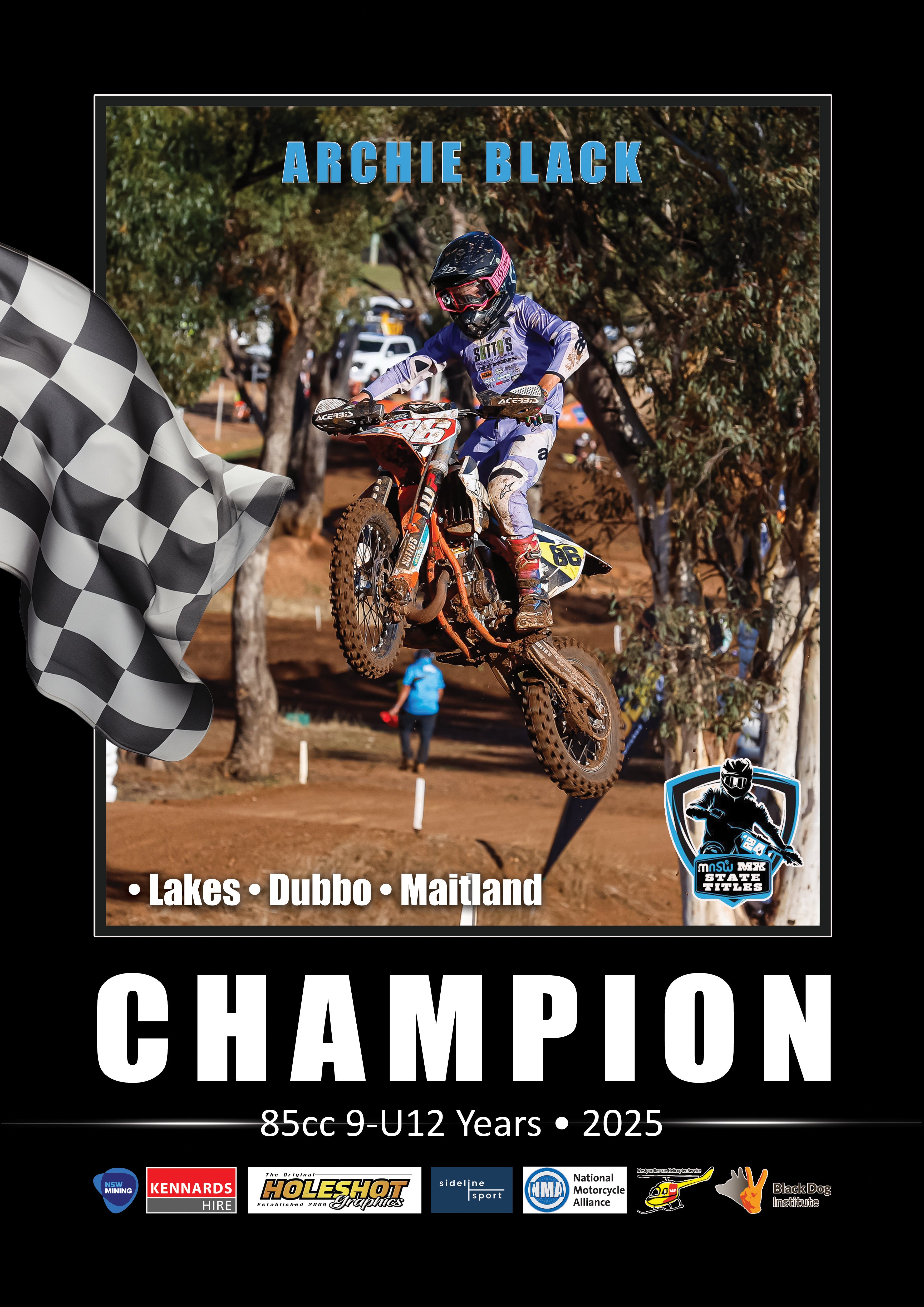 MNSW STATE TITLES SERIES CHAMPION A3 POSTER – My Action Images